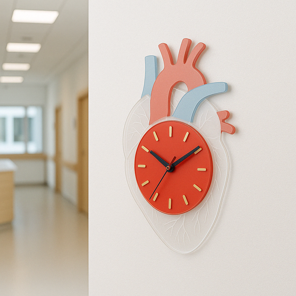 Heart Wall Clock For Doctors – By Brittle