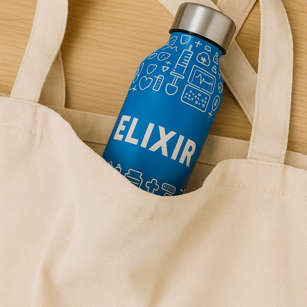 ELIXIR Medical Themed Water Bottle - By Brittle