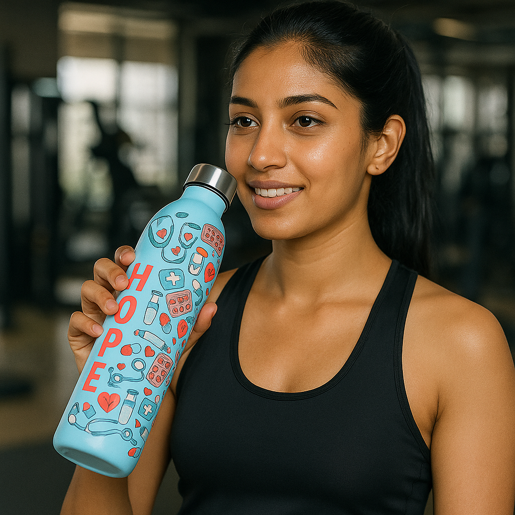 HOPE Medical-Themed Water Bottle - By Brittle
